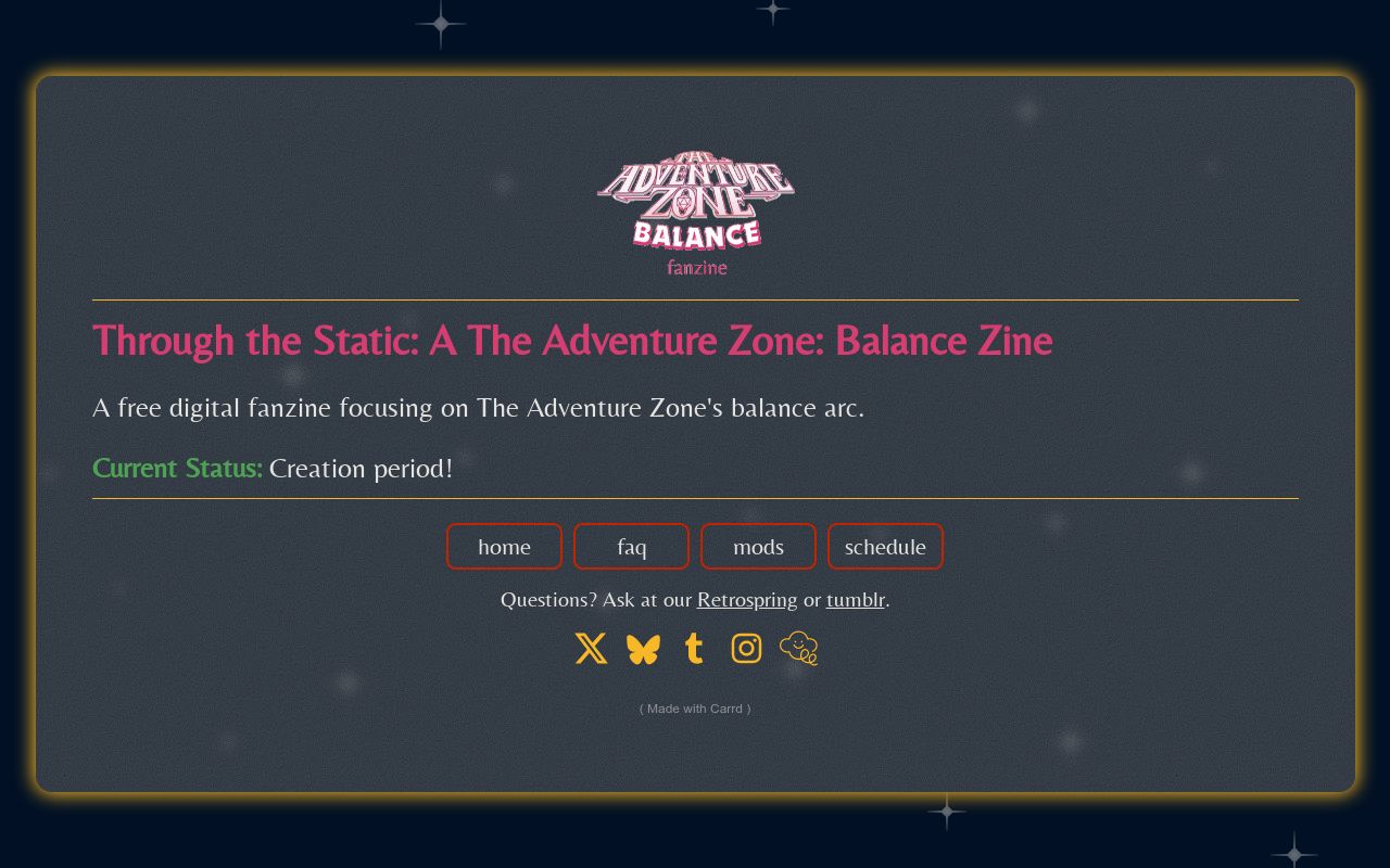 TAZ Balance Fanzine